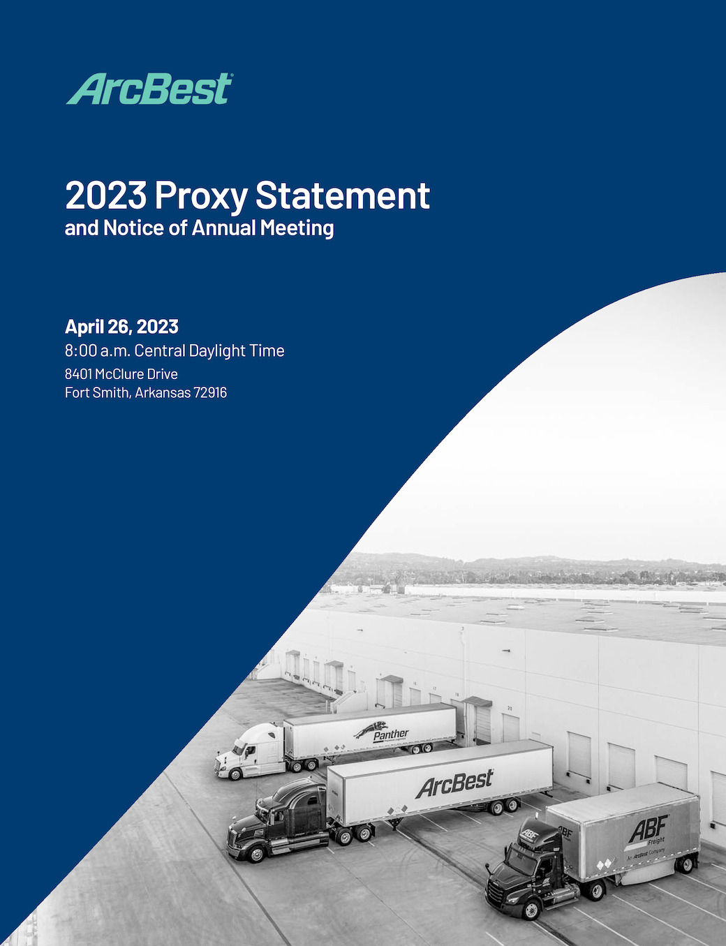 ArcBest Corporation Proxy Statement 2023