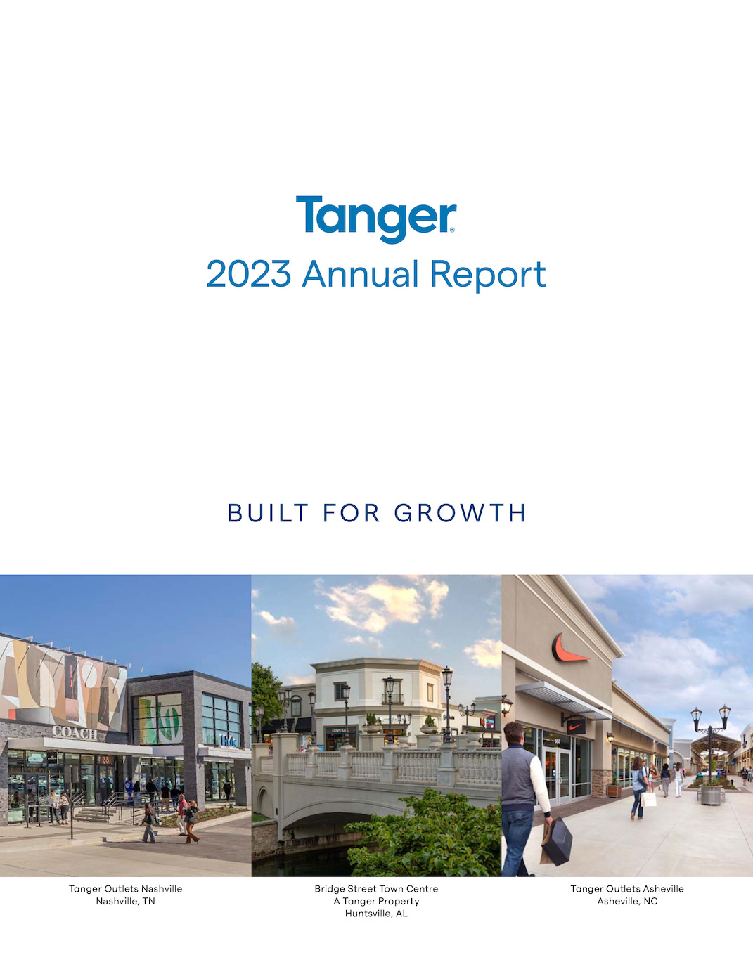 Tanger Inc. Annual Report 2023